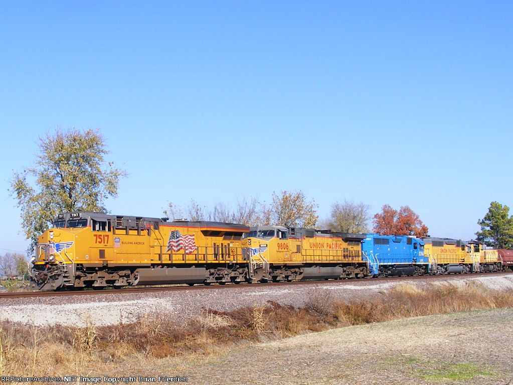 UP 7517 UP 9806 LLPX 2263 UP 1475 UPY 1392